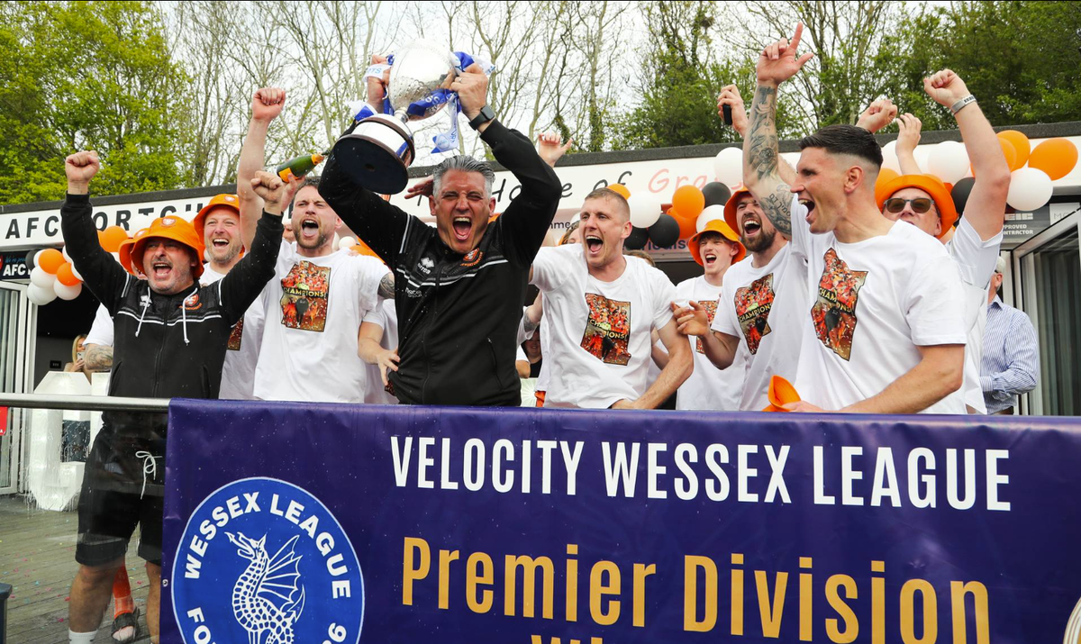 AFC Portchester’s Velocity Wessex League Premier Division trophy ...