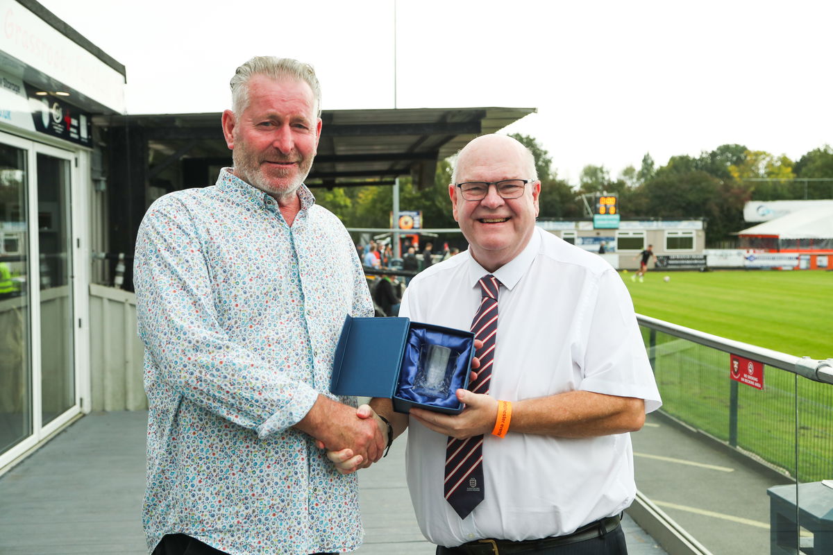 Royals chairman rewarded for his long service to AFC Portchester and ...