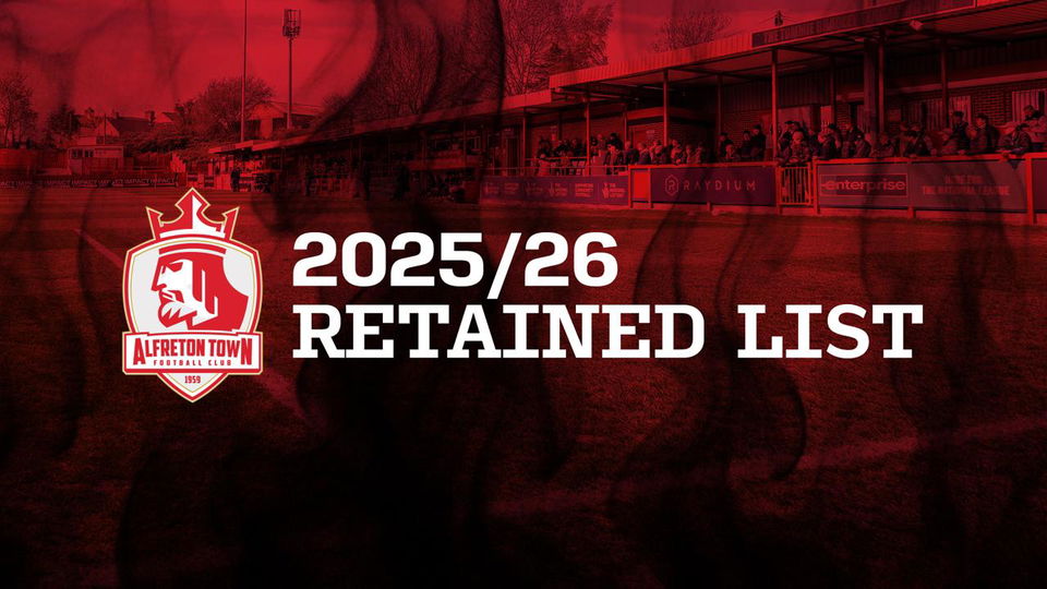 Alfreton Town Confirm Retained List Following 2025/26 Season – Alfreton ...