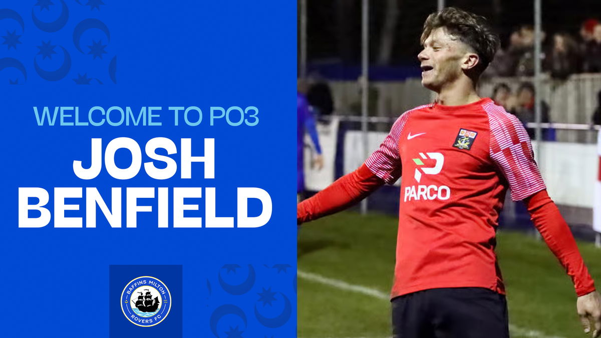 Baffins Boosted With Benfield Signing – Baffins Milton Rovers FC