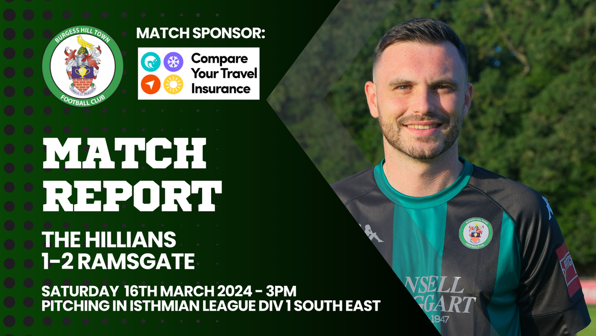 Match Report: Ramsgate (H) – Burgess Hill Town FC