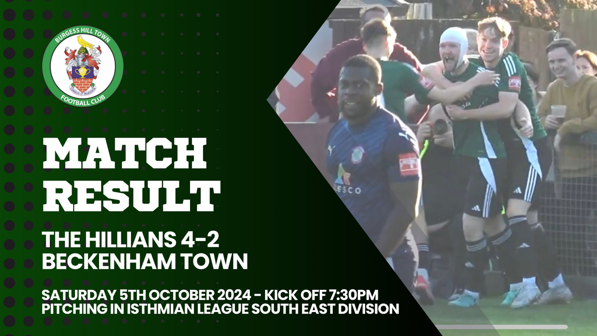 Hill defeat League leaders – Burgess Hill Town FC
