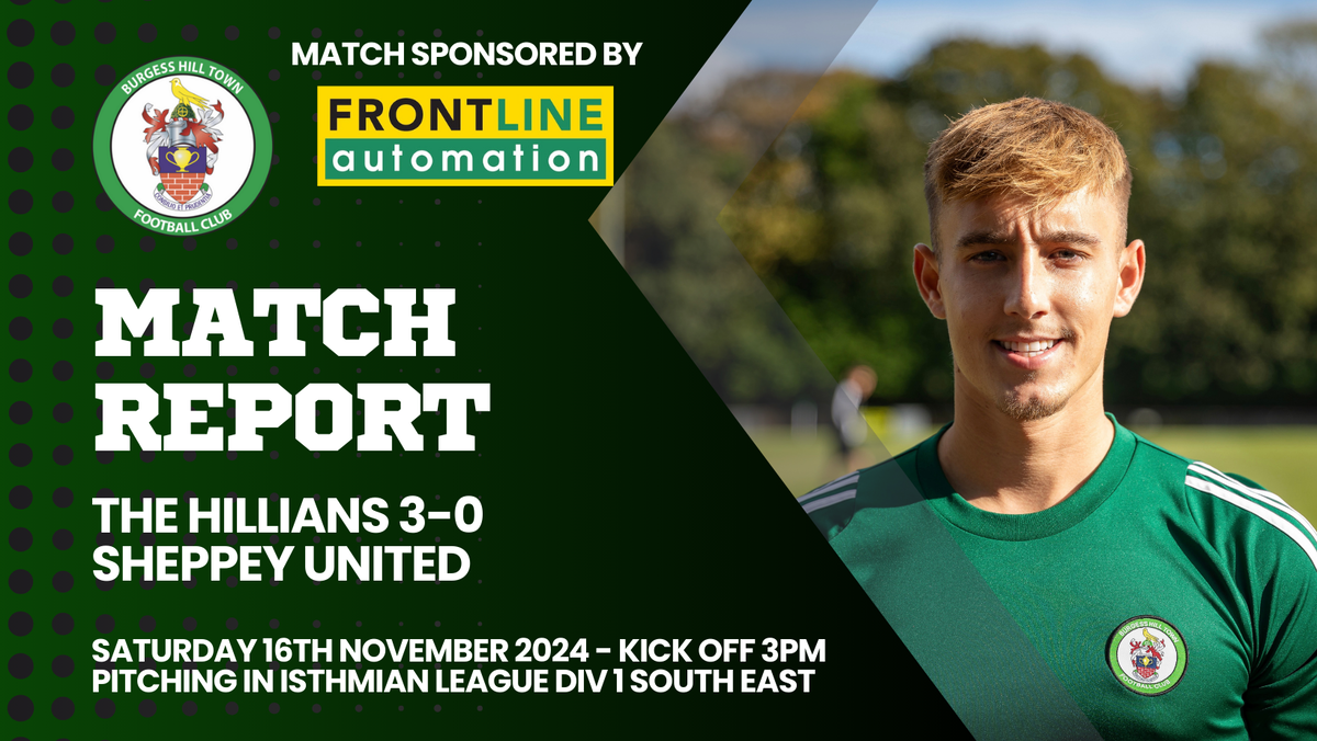 Report: Sheppey United (H) – Burgess Hill Town FC