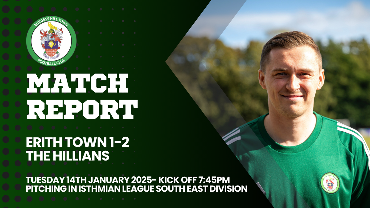 Report: Erith Town (A) – Burgess Hill Town FC
