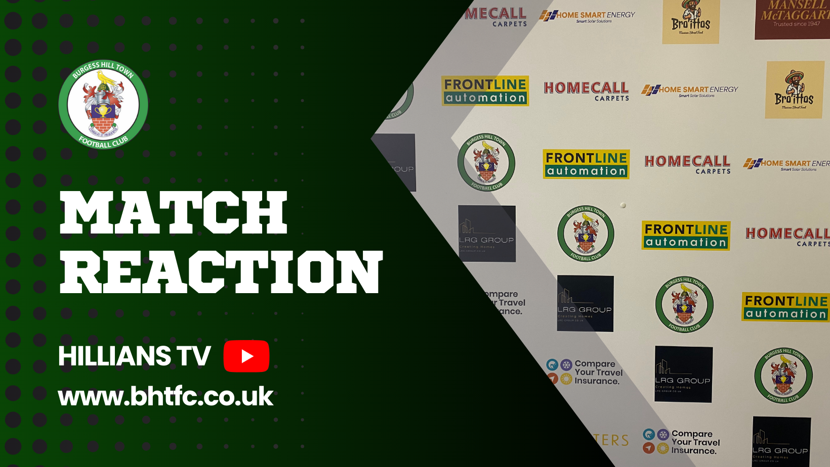 Reaction: Billericay Town (H) – Burgess Hill Town FC