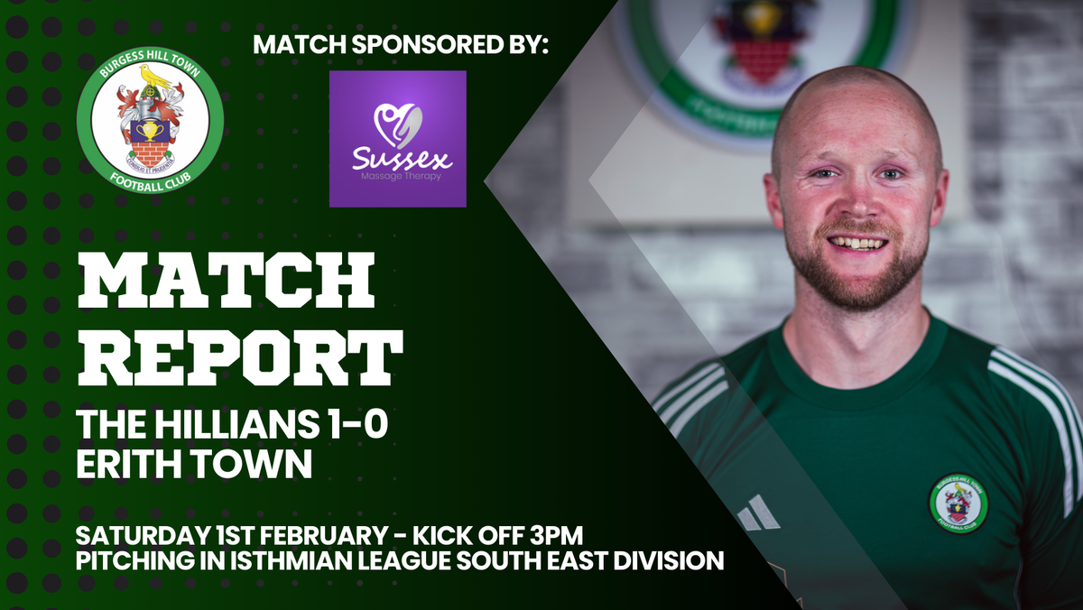 Report: Erith Town (H) – Burgess Hill Town FC