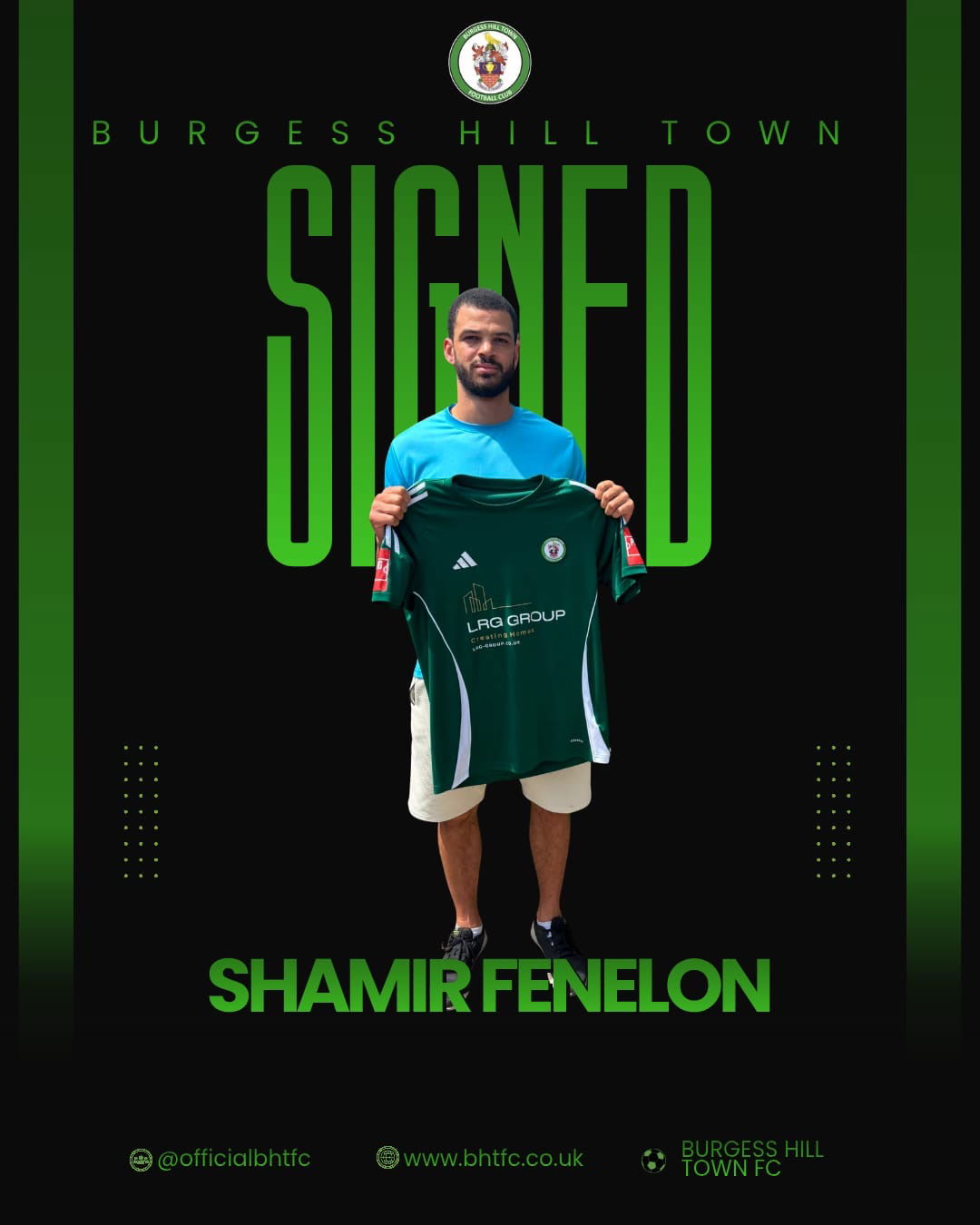 Fenelon signs for the Hill – Burgess Hill Town FC