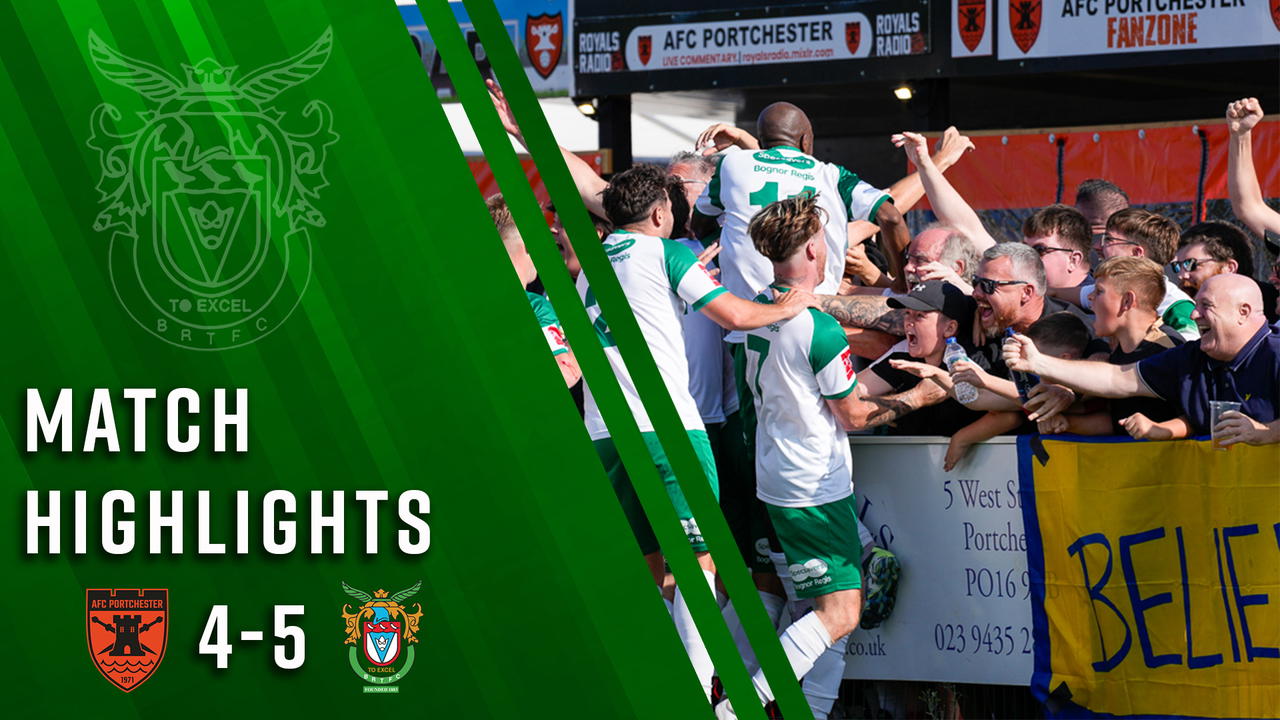 WATCH: AFC Portchester 4-5 Rocks… Match Highlights – Bognor Regis Town