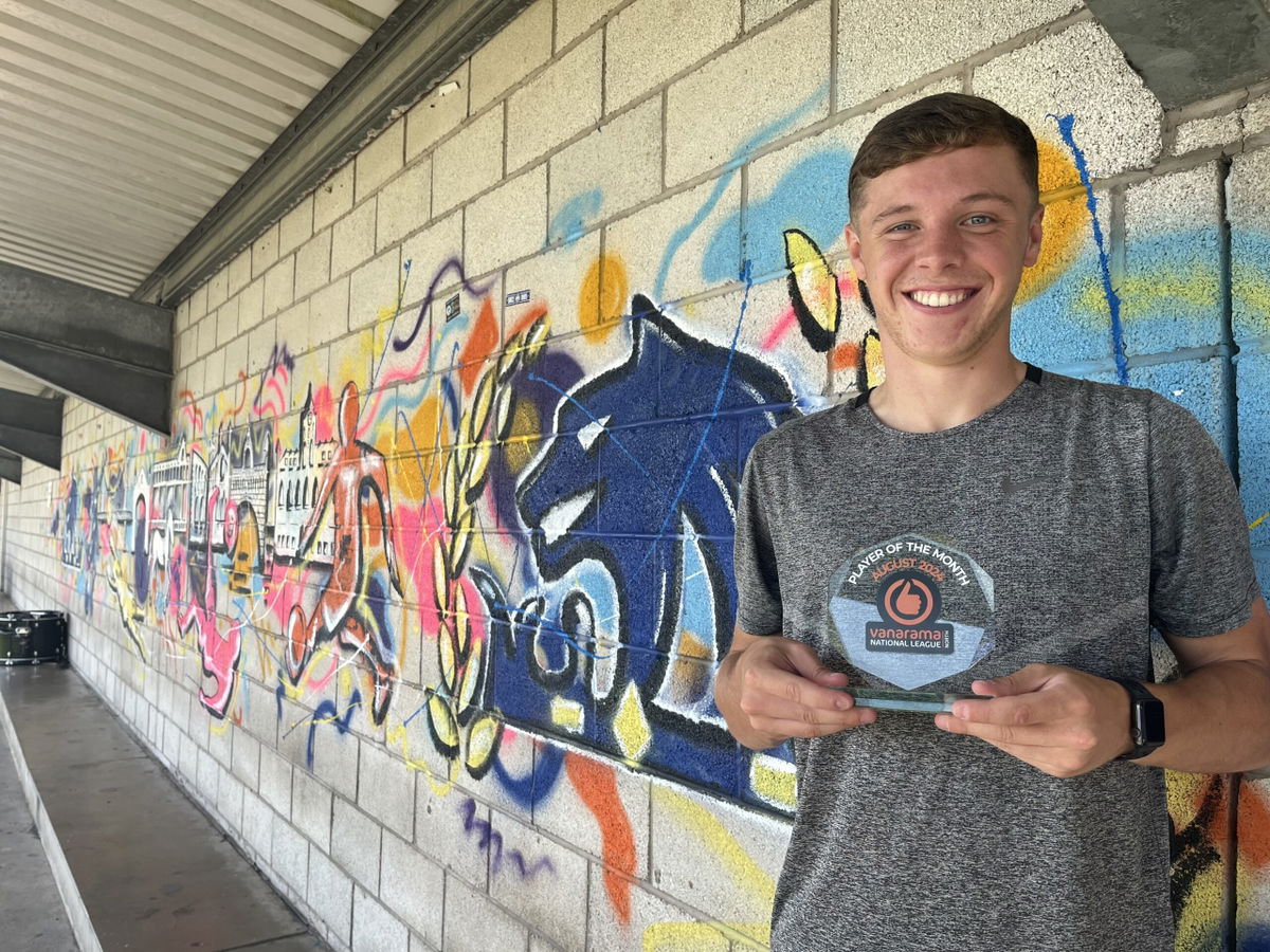 Charlie Caton named National League North Player of the Month! – Chester FC