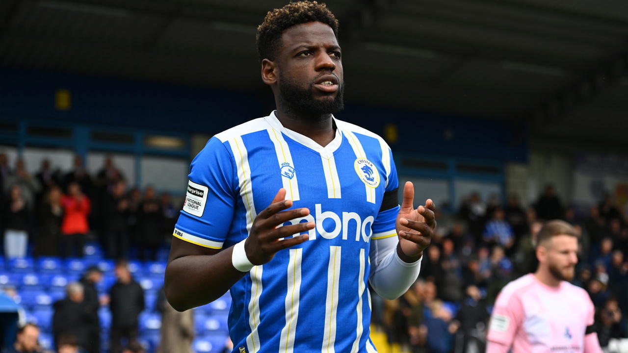 Offrande Zanzala leaves Chester FC by mutual consent – Chester FC