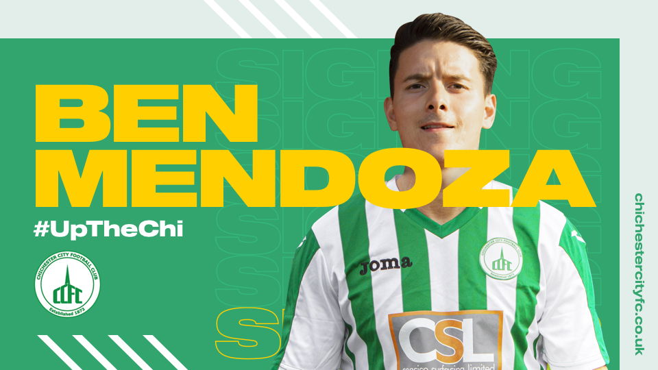 Squad strengthened by the arrival of Mendoza – Chichester City
