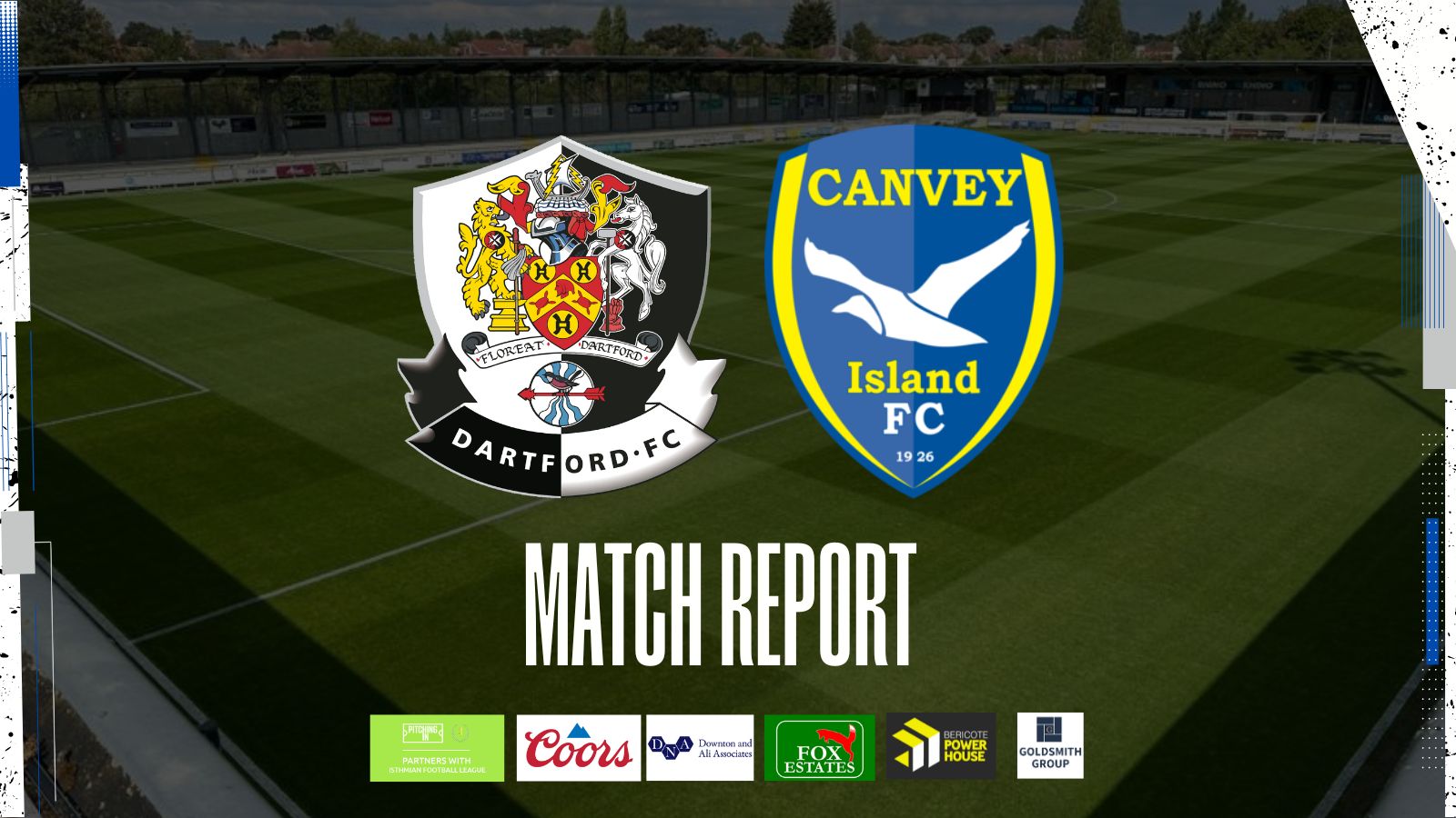 Report: Dartford 2 Canvey Island 0 – Dartford FC