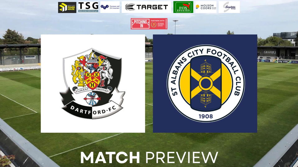 MATCH PREVIEW – Dartford v St Albans City – Dartford FC
