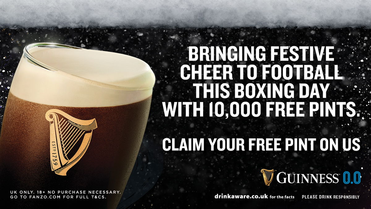 How To Claim Your FREE Guinness On Boxing Day – Dorking Wanderers