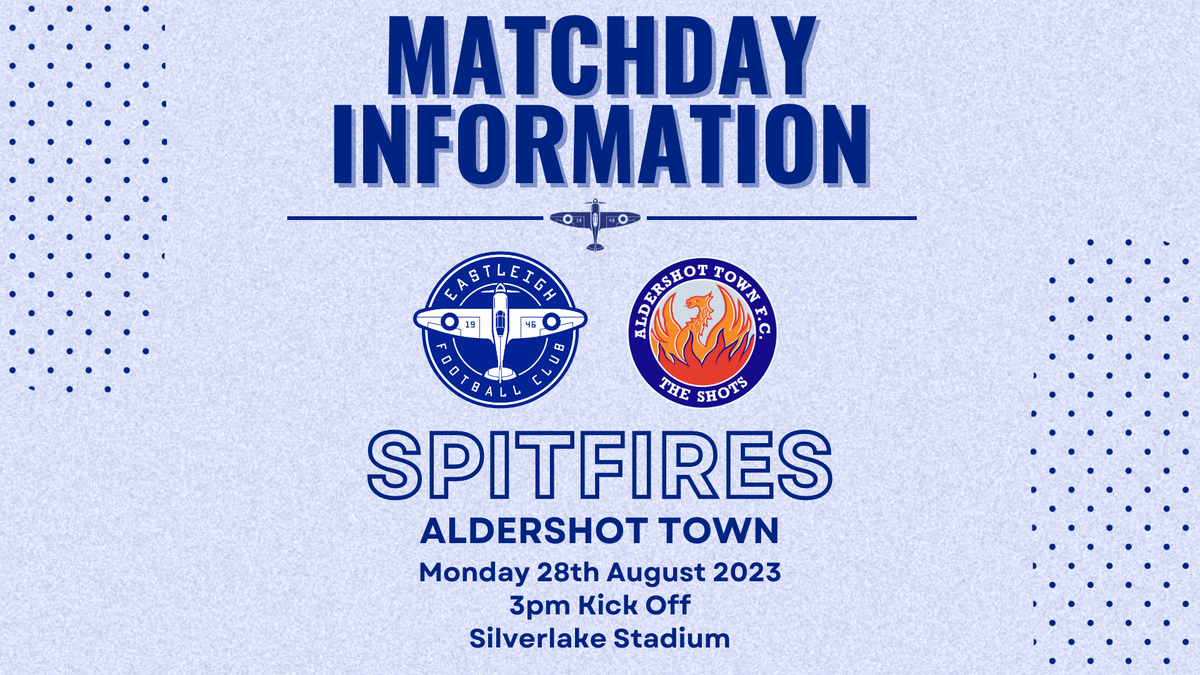 Matchday Information: Aldershot (H) – Eastleigh FC