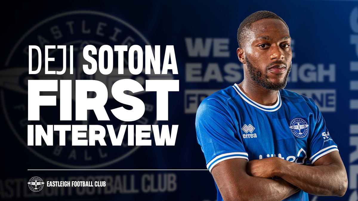 Meet Deji Sotona: “It feels good!” – Eastleigh FC