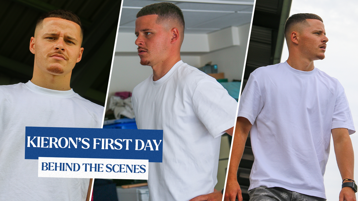 Watch: Behind The Scenes on Kieron’s First Day – Eastleigh FC