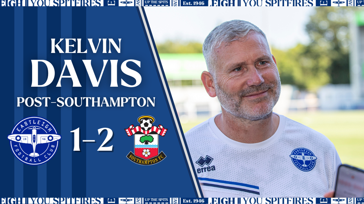 Watch: Davis reacts to Southampton defeat – Eastleigh FC