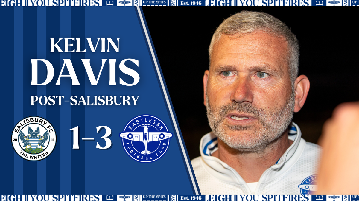 Watch: Davis reacts to Salisbury win – Eastleigh FC