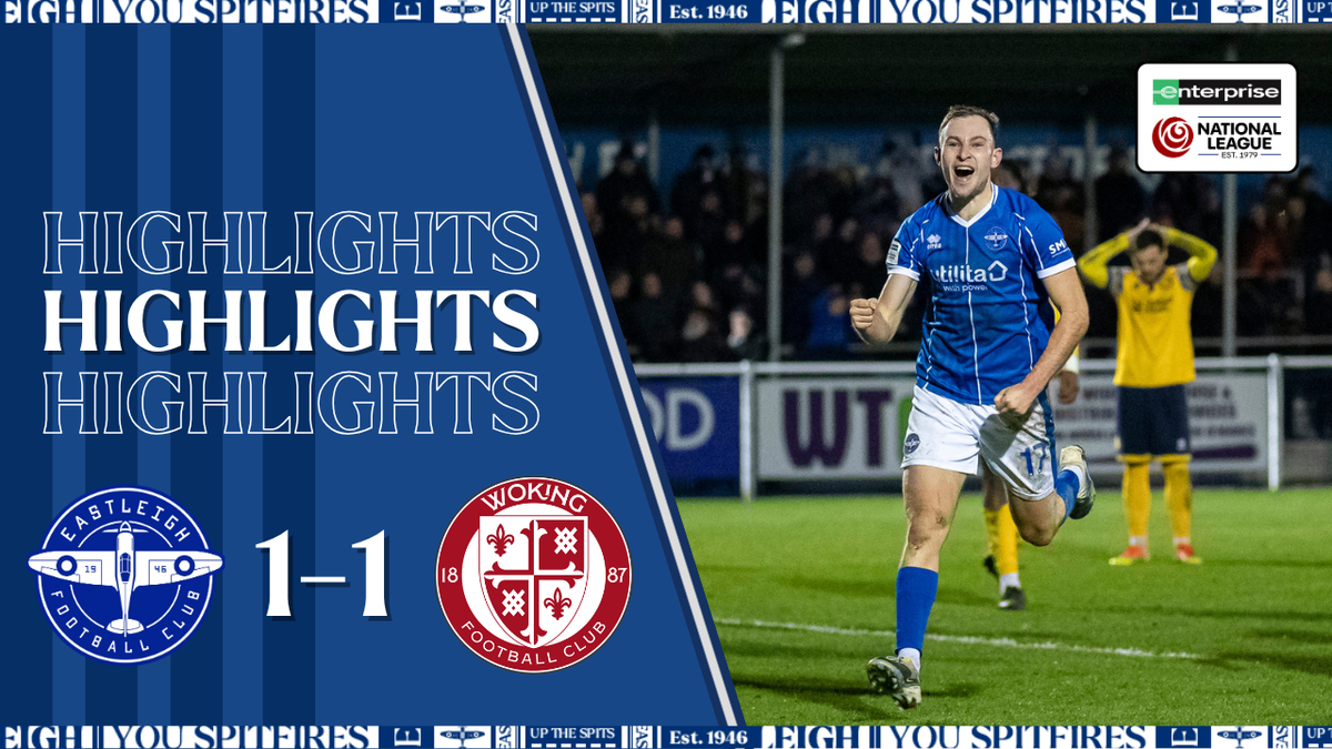 Highlights: Eastleigh 1-1 Woking – Eastleigh FC