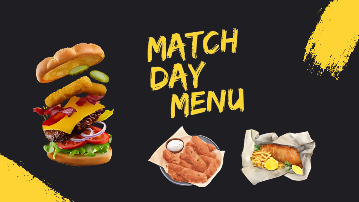 Match Day Menu vs Charlton Athletic XI – Eastbourne Borough FC