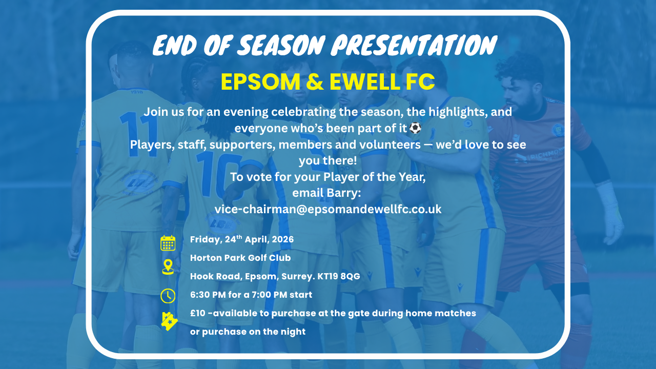 Presentation Evening 2026 – Epsom & Ewell FC