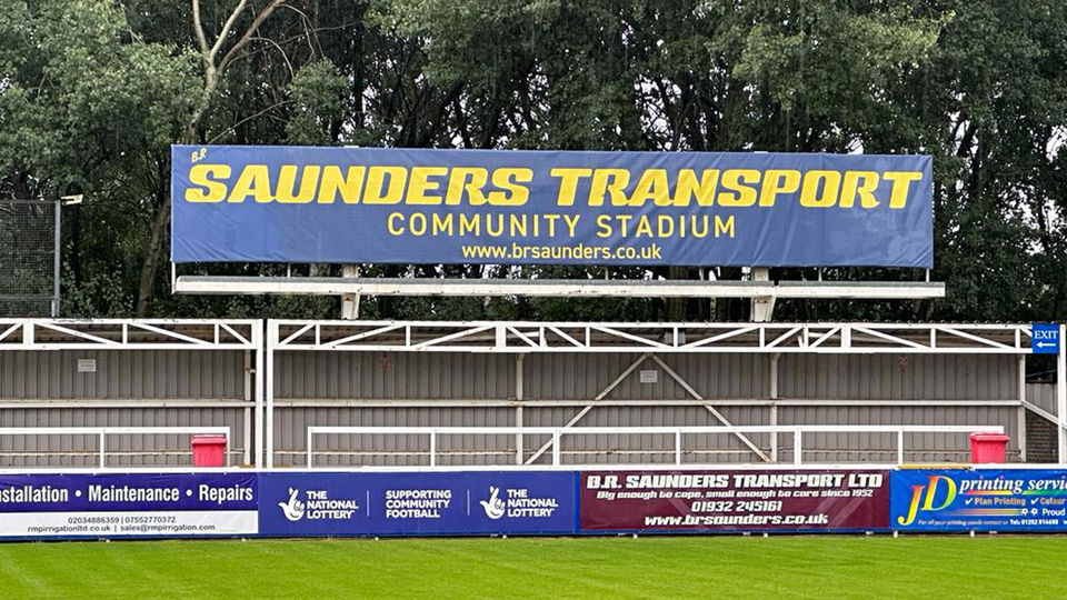 New Stadium Sponsor – Farnborough FC