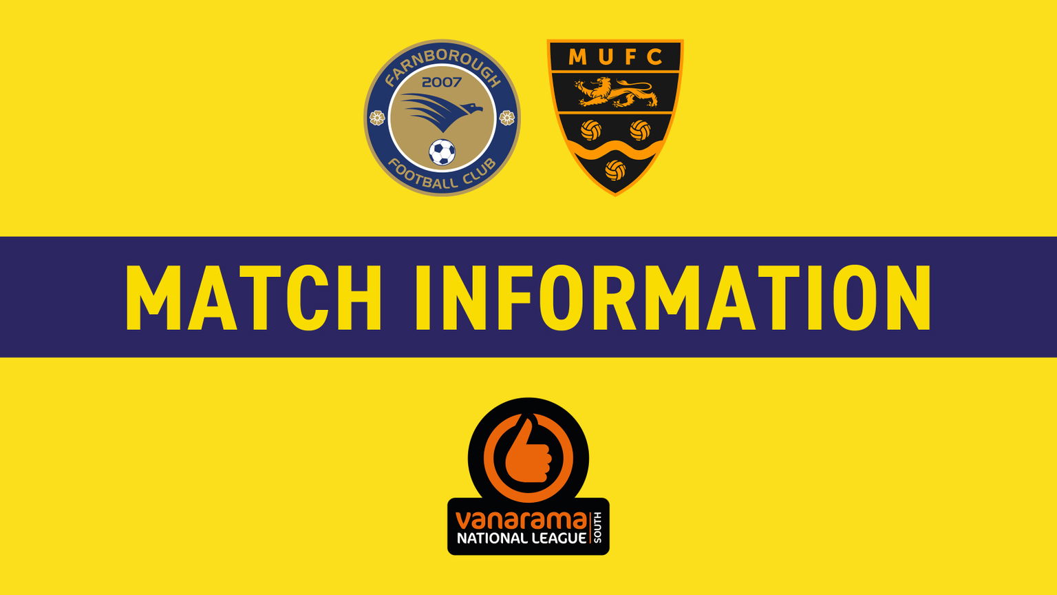 Match Info: Farnborough vs Maidstone United – Farnborough FC