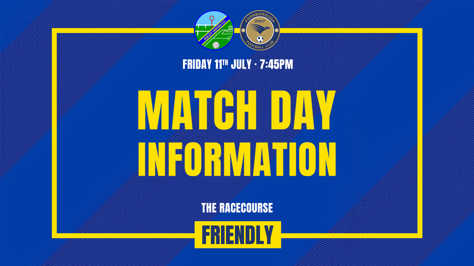 Match Day Information: Ascot United (A) – Farnborough FC