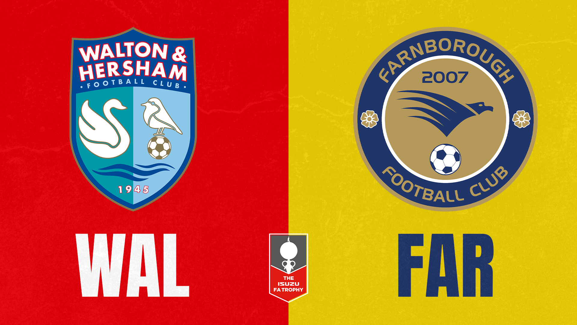 Match Day Information: Walton & Hersham (A) – Farnborough FC