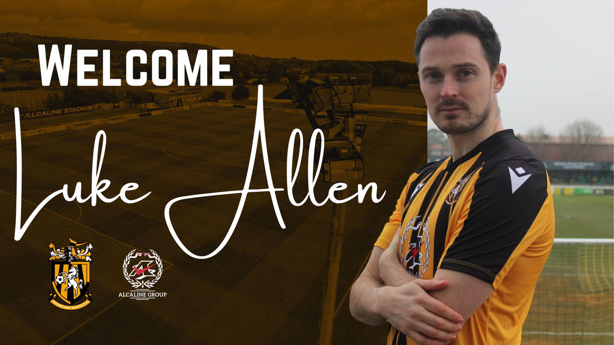 Welcome: Luke Allen – Folkestone Invicta FC
