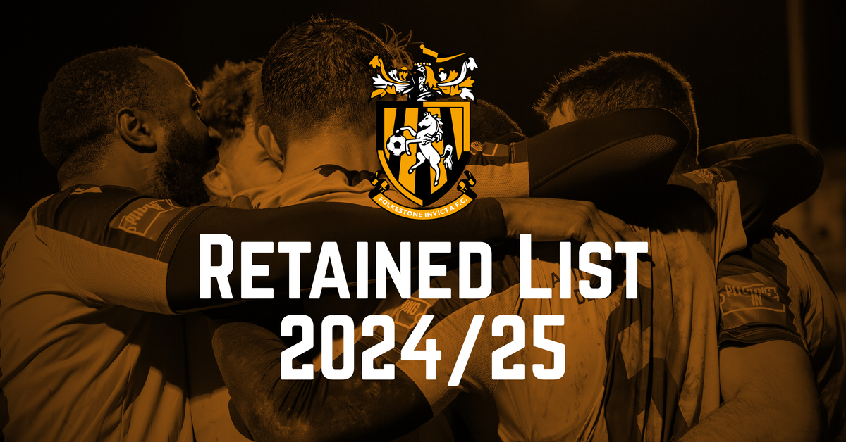 Retained List 2024/25 – Folkestone Invicta FC