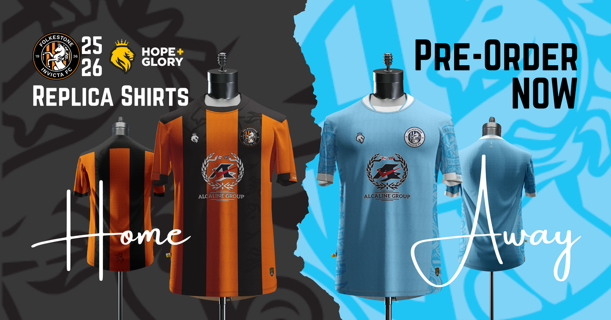 2025/26 Replica Shirts – Folkestone Invicta FC