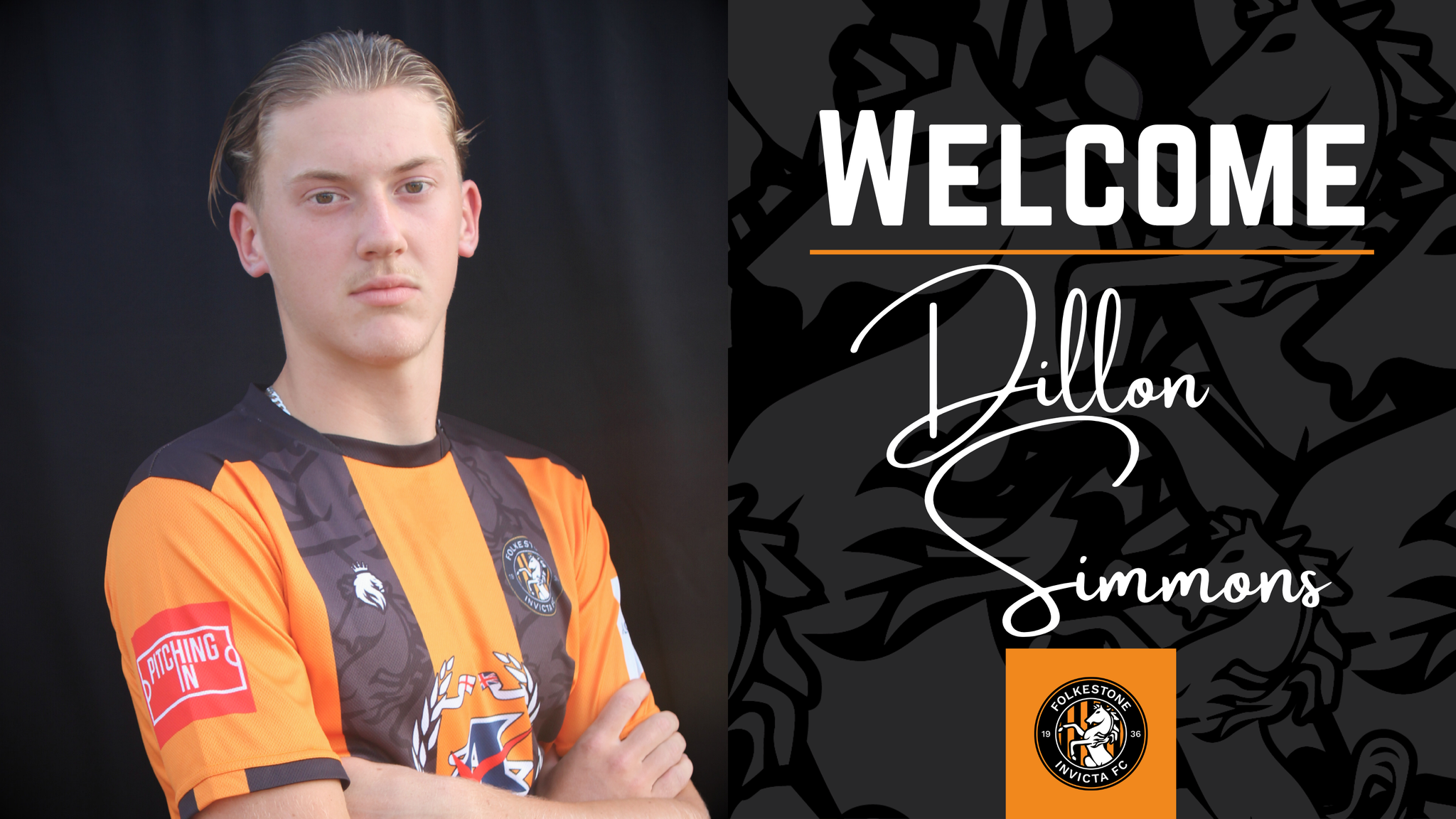 Welcome: Dillon Simmons – Folkestone Invicta FC
