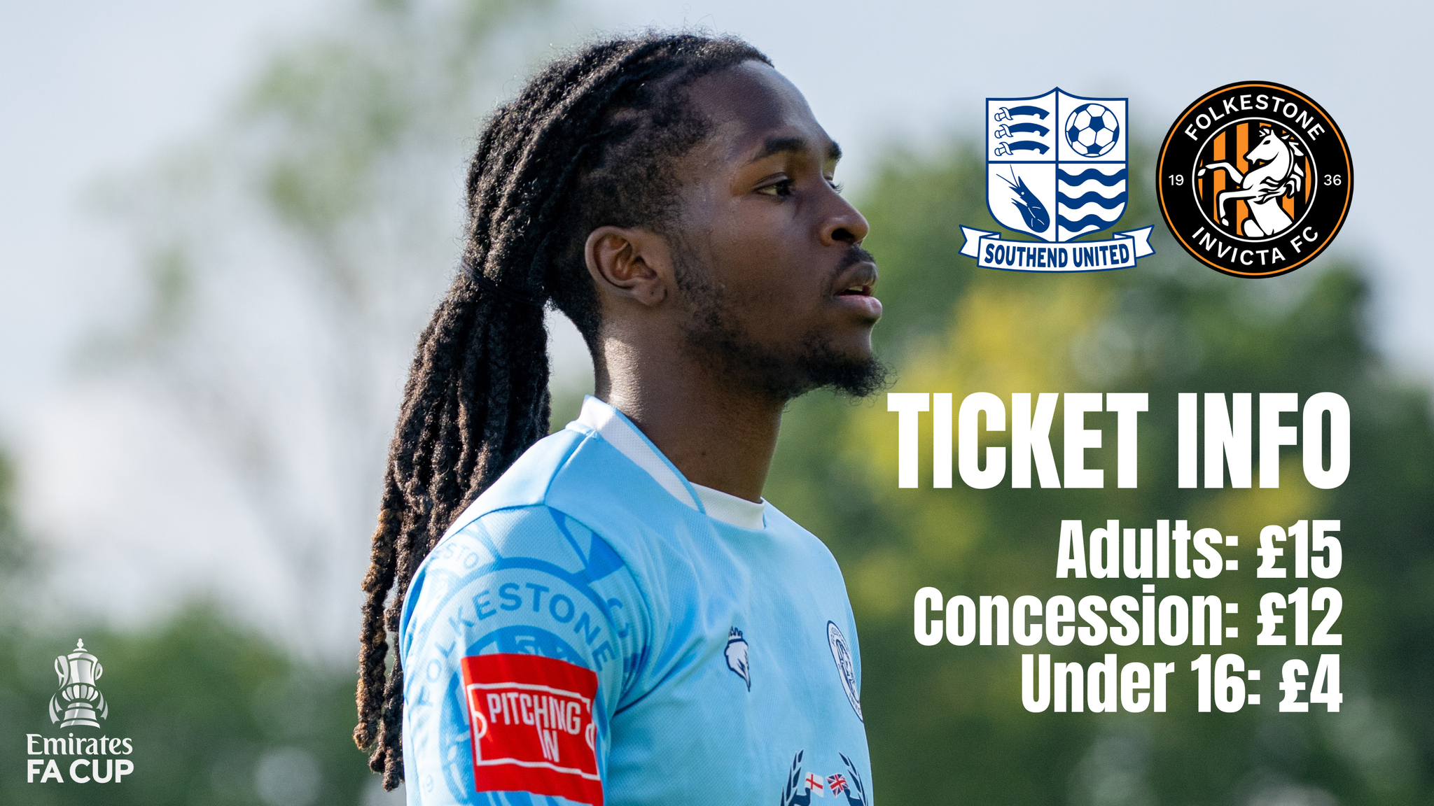Ticket Info: Southend United v Folkestone Invicta (FA Cup) – Folkestone ...