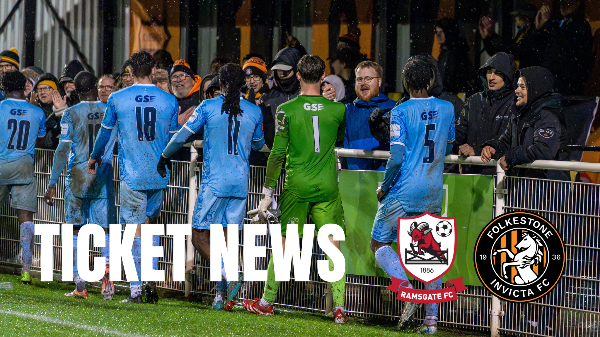 Ticket News: Ramsgate (a) – Folkestone Invicta FC
