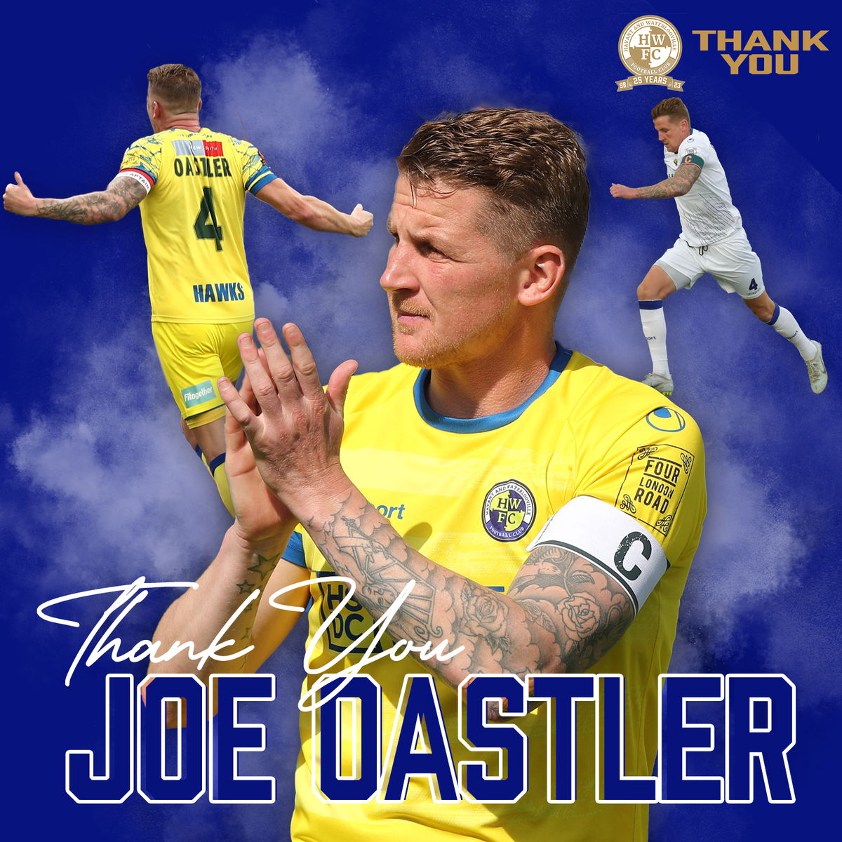 Joe Oastler Departs – Havant & Waterlooville FC