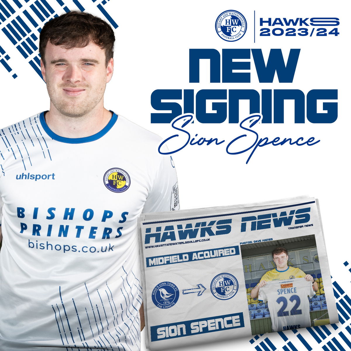 Sion Spence Signs – Havant & Waterlooville FC