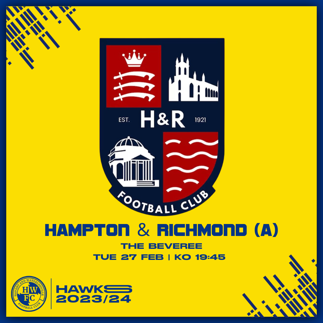 Match Rearranged: Hampton & Richmond Borough (A) – Havant ...
