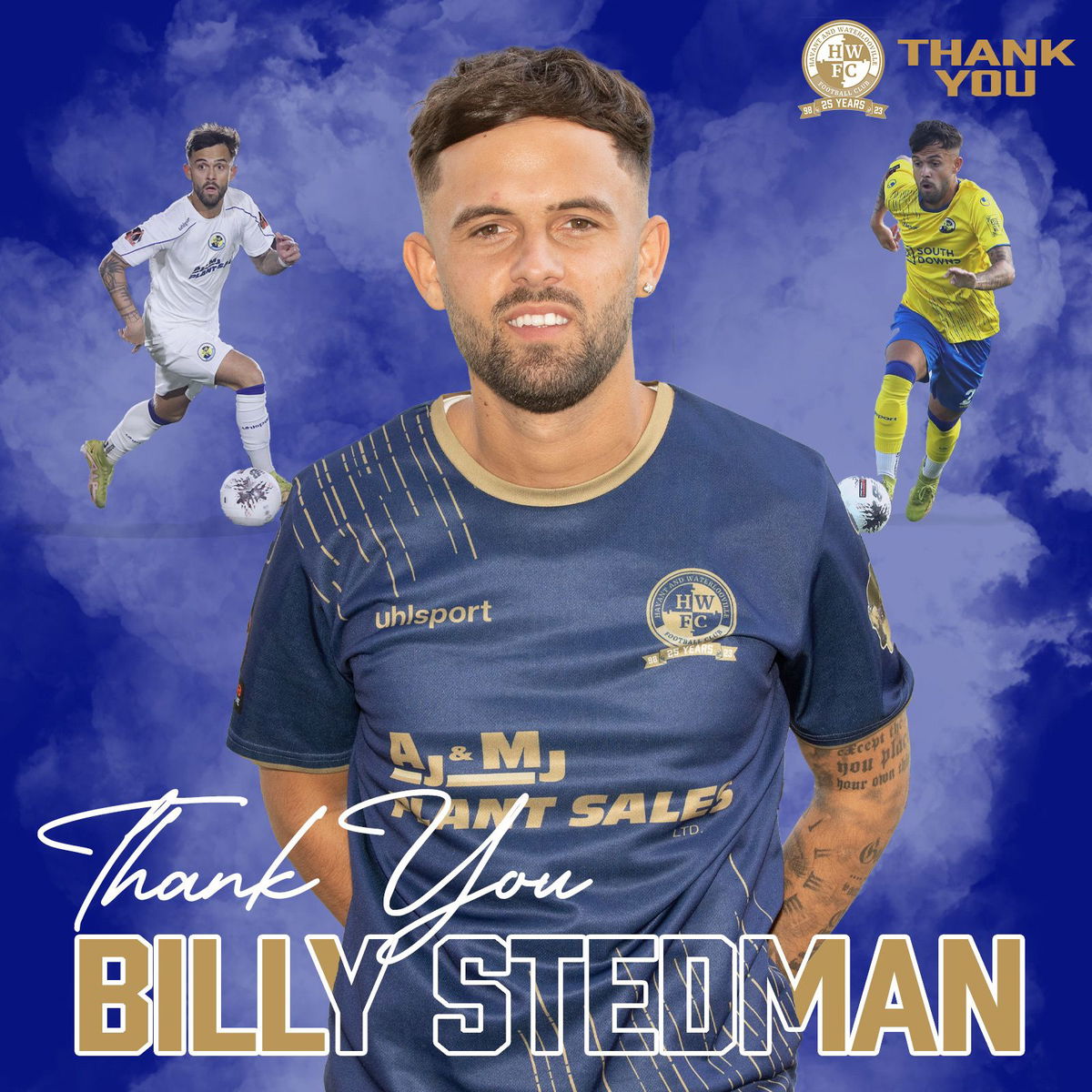 Stedman Dual Registered with Bracknell Town – Havant & Waterlooville FC