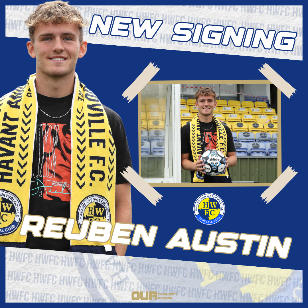 Reuben Signs | Austin is a Hawk – Havant & Waterlooville FC