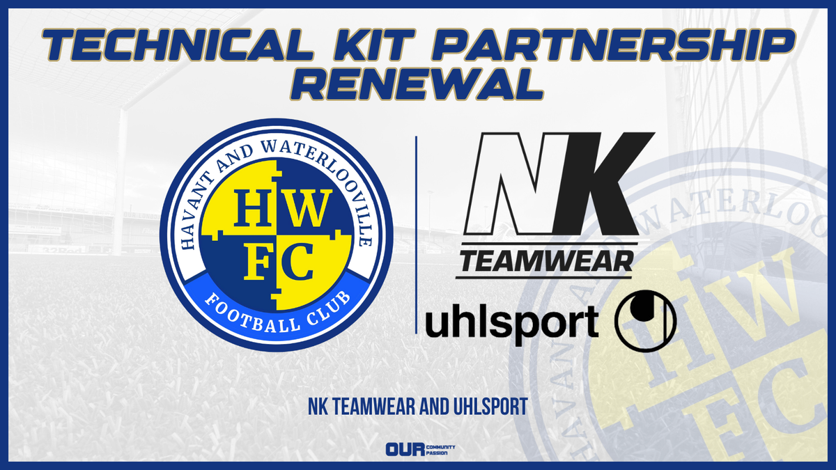 New Technical Kit Partner Deal | Uhlsport and NK Teamwear – Havant ...