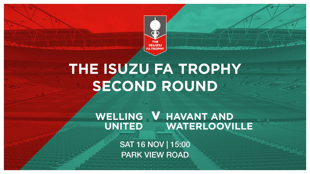 Isuzu FA Trophy Second Round Draw – Havant & Waterlooville FC