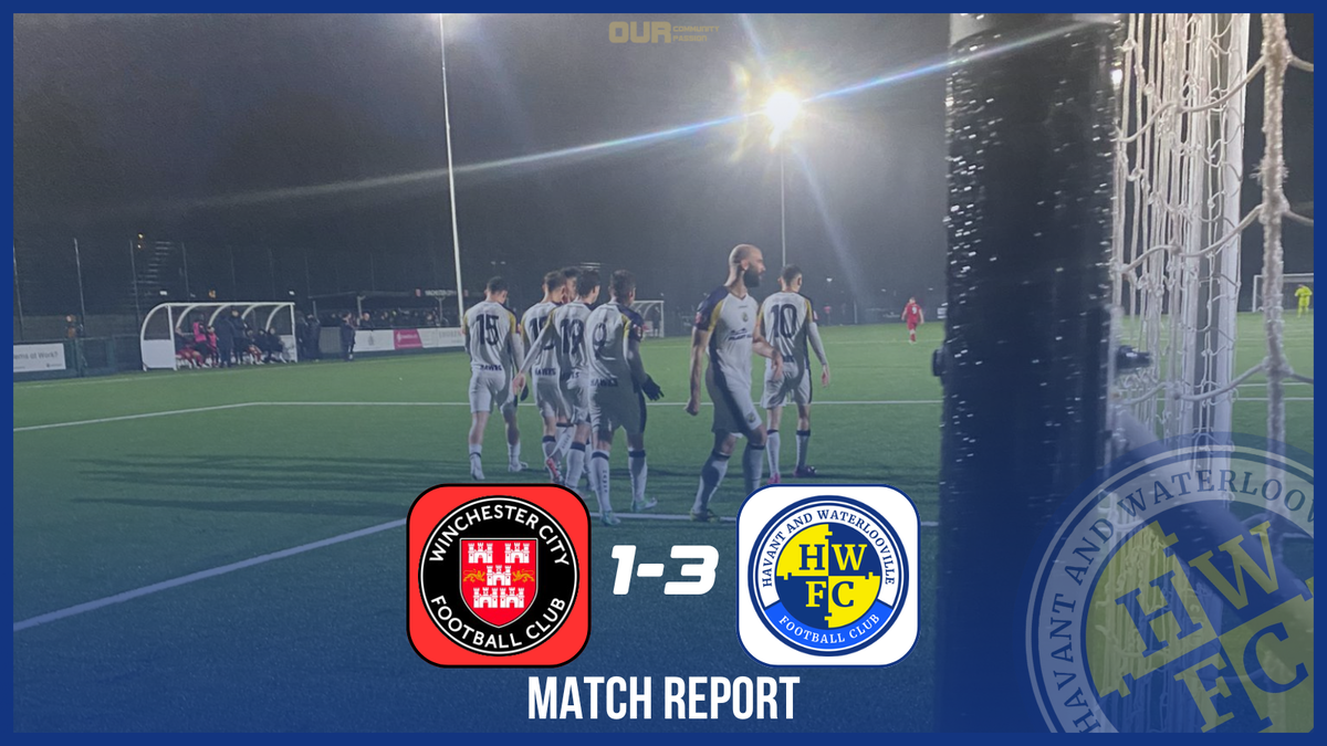Match Report | Winchester City 1-3 Hawks – Havant & Waterlooville FC