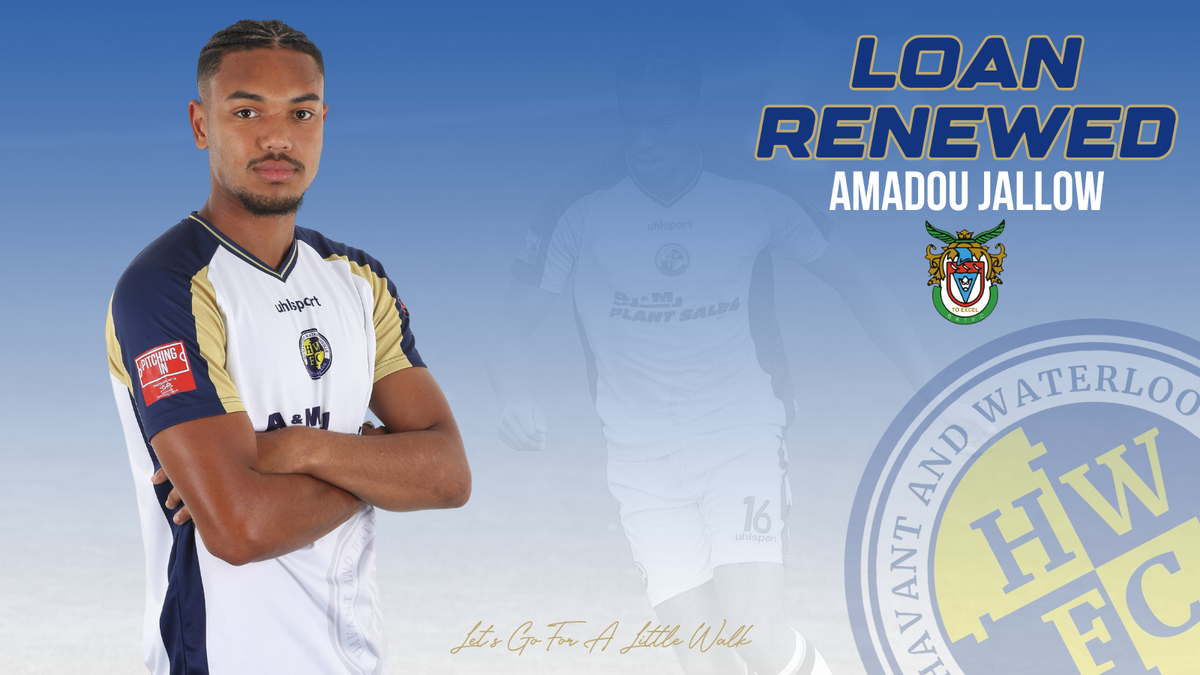 Loan Extension | Amadou Jallow – Havant & Waterlooville FC