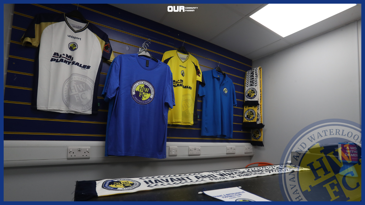 Club Shop Open Today – Havant & Waterlooville FC