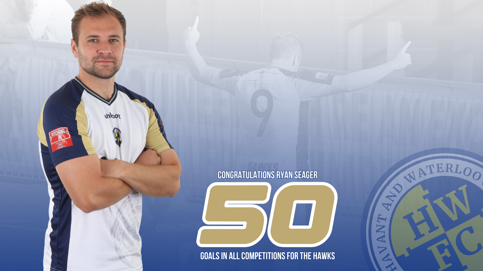 Ryan Seager hits 50 Hawks Goals – Havant & Waterlooville FC