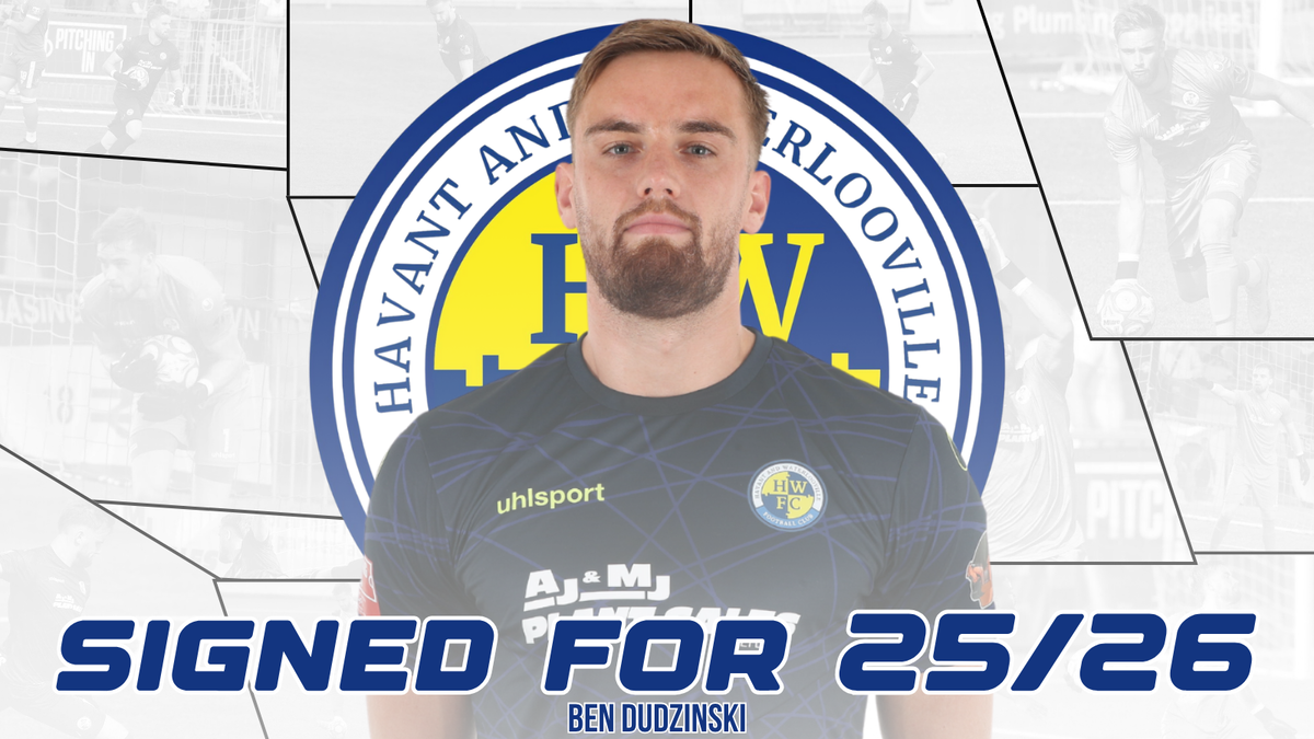 Dudzinski Signs for 25/26 – Havant & Waterlooville FC