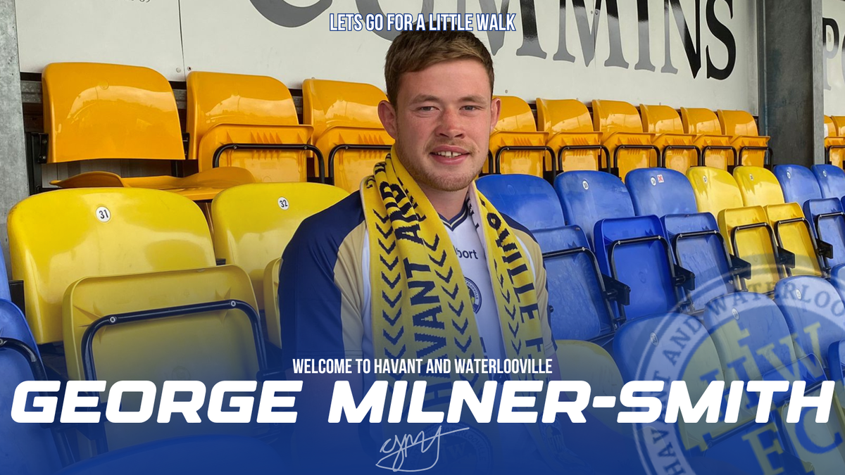 George Signs | Milner-Smith Returns to the Hawks – Havant ...