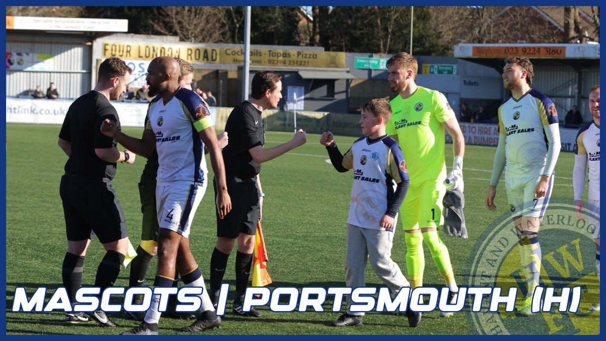 Mascot Opportunity for Portsmouth Fixture – Havant & Waterlooville FC